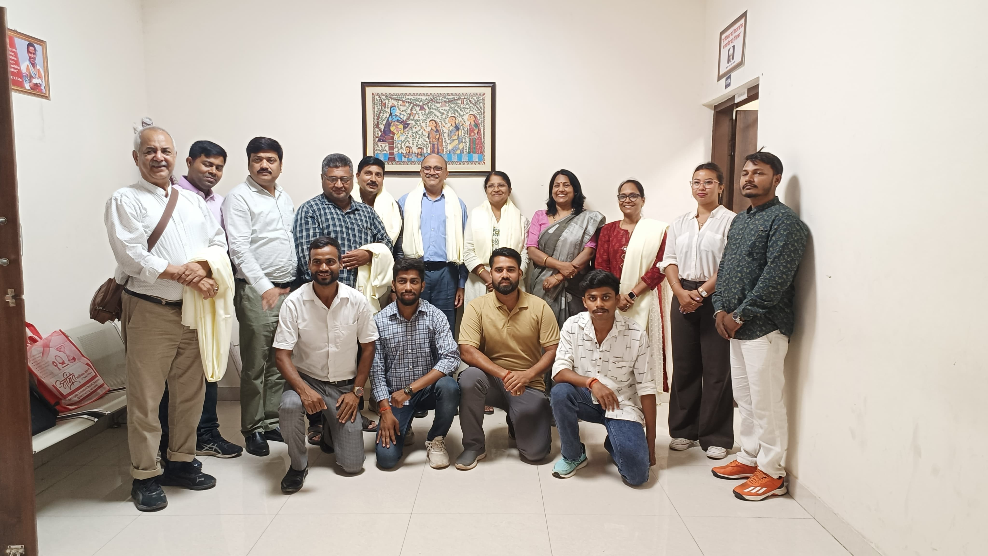 Delegation from Degree College of Physical Education (DCPE), HVPM ...