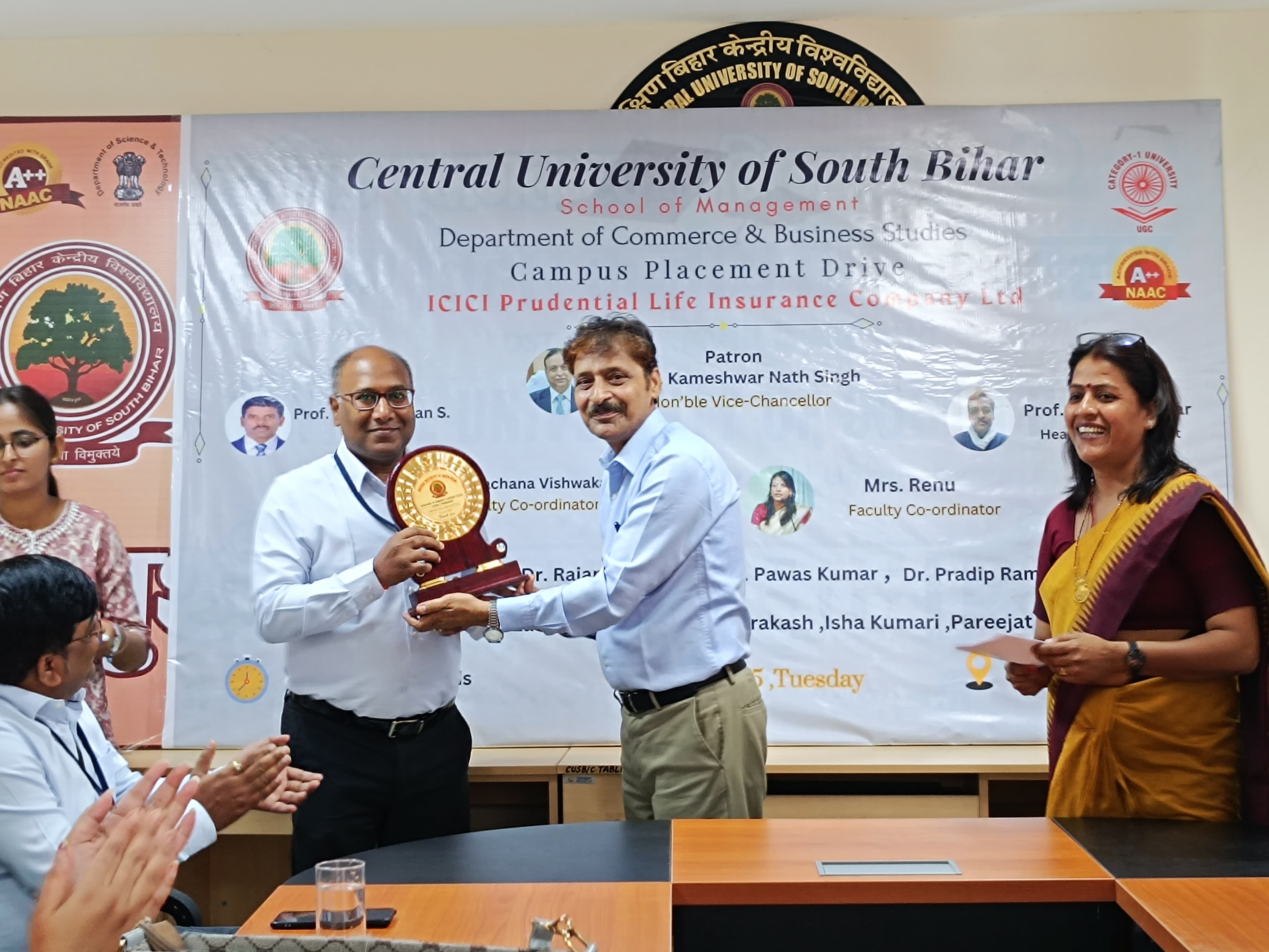 Six students from Commerce Department of CUSB got campus placement in ...